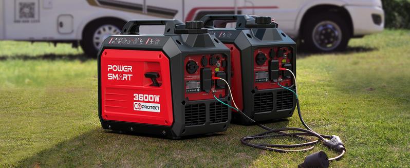 PowerSmart 3600 Watt Quiet Portable Inverter Generator, RV Ready 30A ...