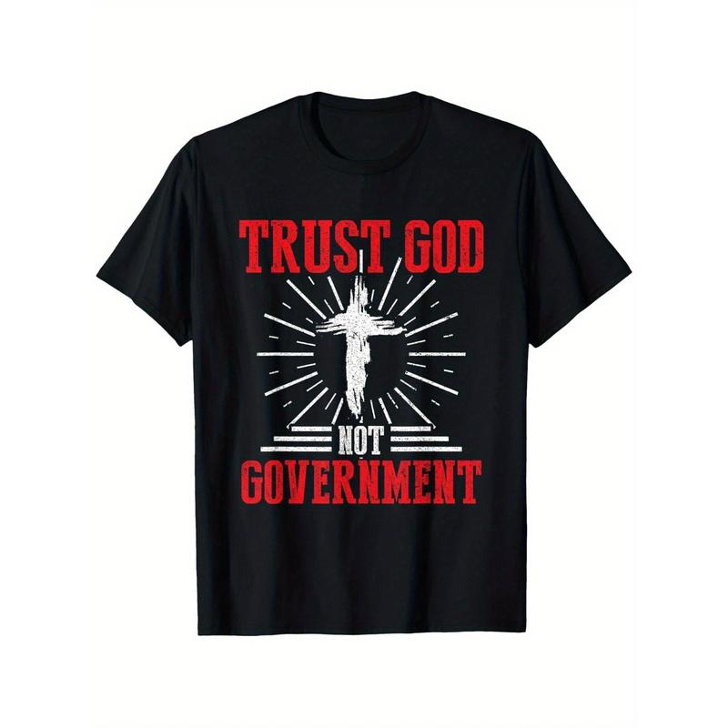 Worshiper T-Shirt for Men & Women - 100% Cotton Bold "Trust God Not ...