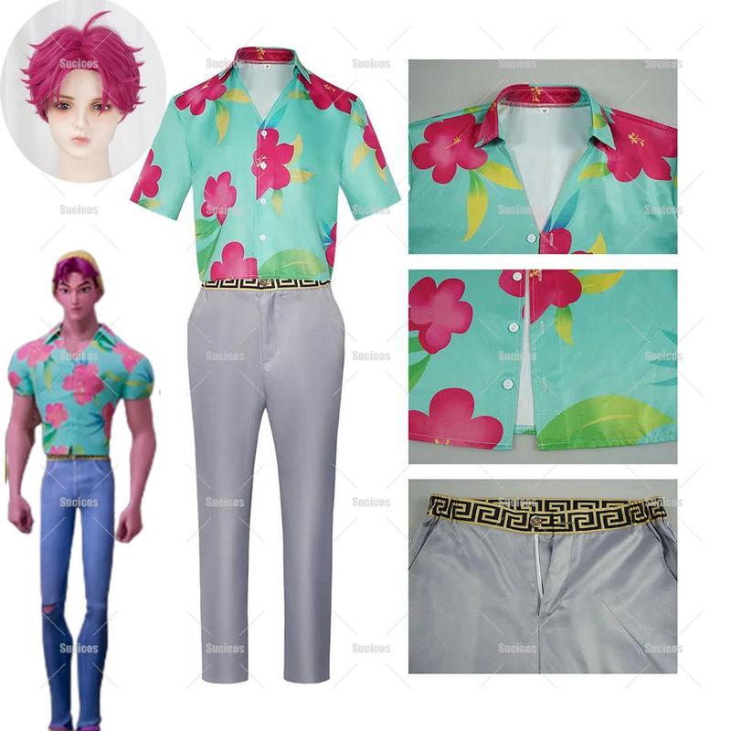 Saja Boys Abby Cosplay Costume Men Kpop Demon Hunters Abby Cosplay ...