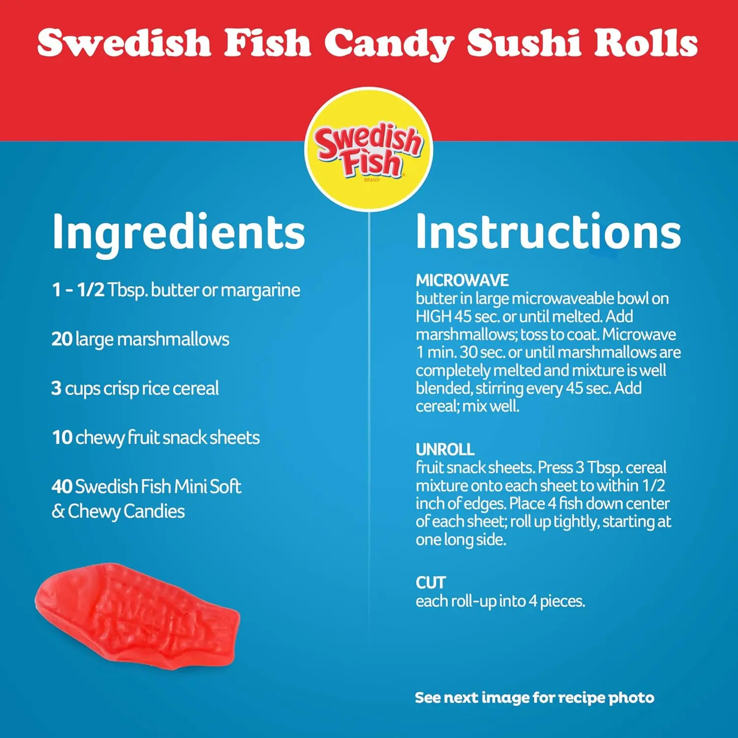 SWEDISH FISH Mini Soft & Chewy Gummy Candy, Family Size, Bulk Candy, 1. ...