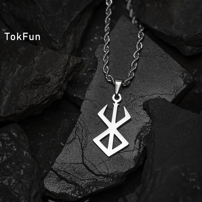 Brand of Sacrifice Necklace Berserk Symbol Pendant Chain Unique Gift ...