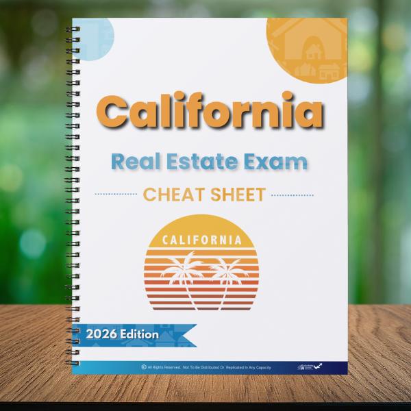 California Real Estate Exam Cheat Sheet 2026 Edition – State Supplement ...