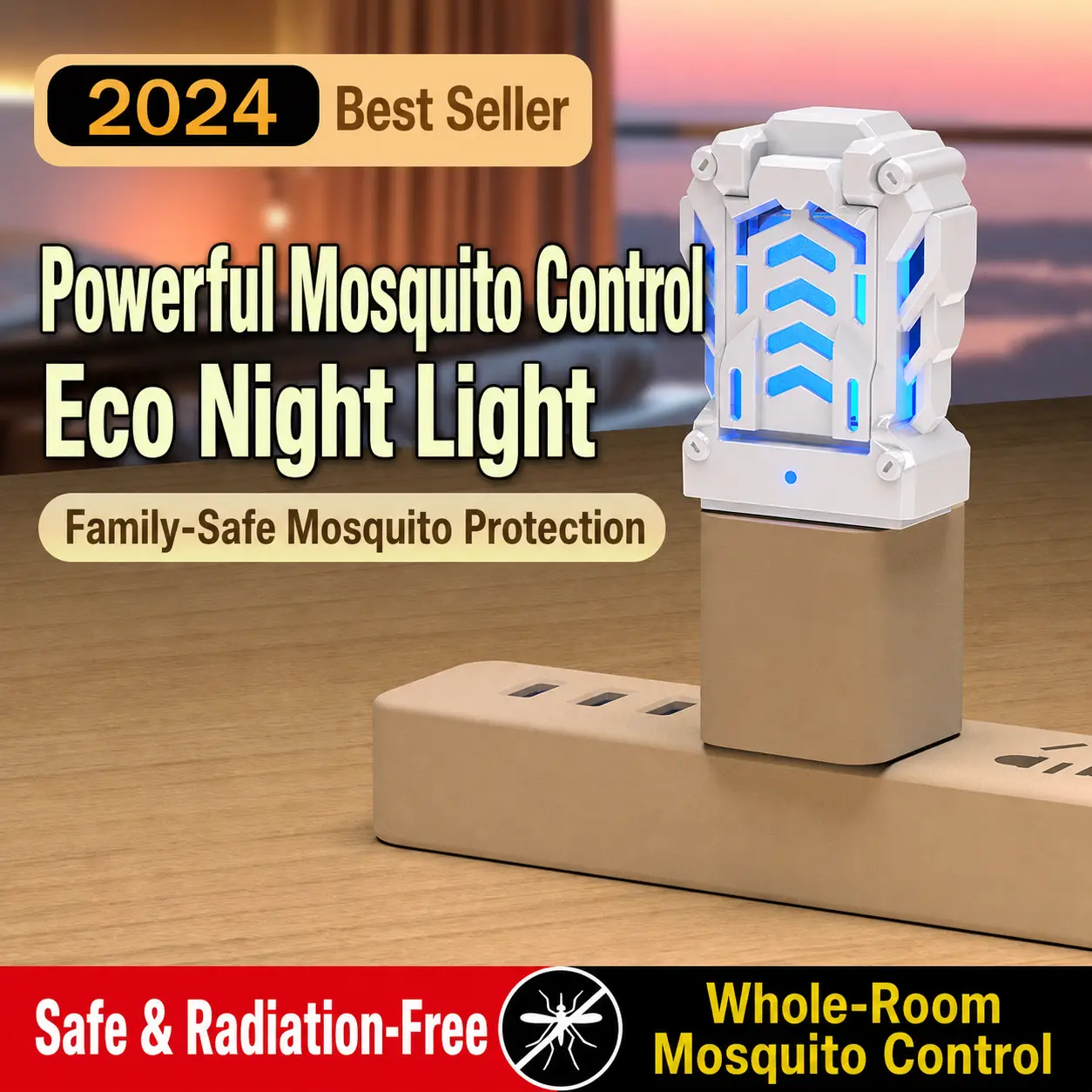 Cordless USB Pest Management Device - Rechargeable Electronic Bug ...