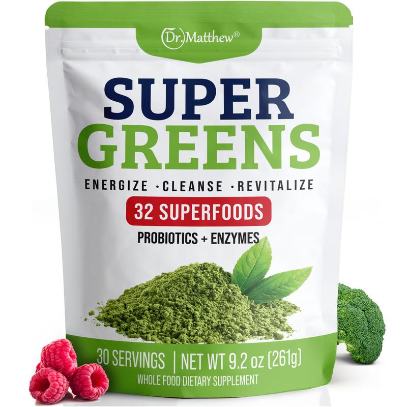 Dr. Matthew Super Greens Powder Superfood. Green Juice Powder. - TikTok ...