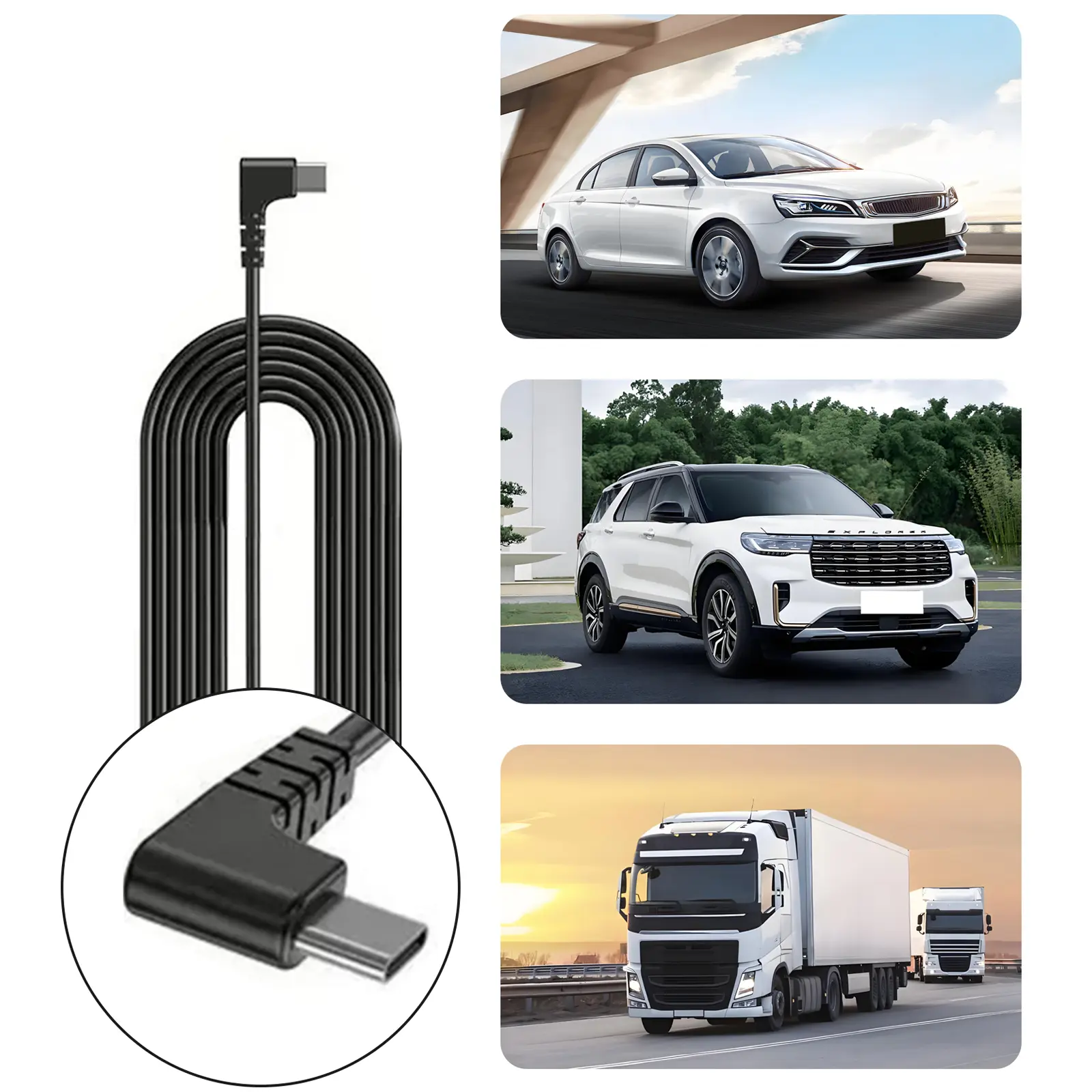 3A 3.5m Car Dash Cam DVR 12-24v Hardwire Cable Kit Step-Down Line Mini ...