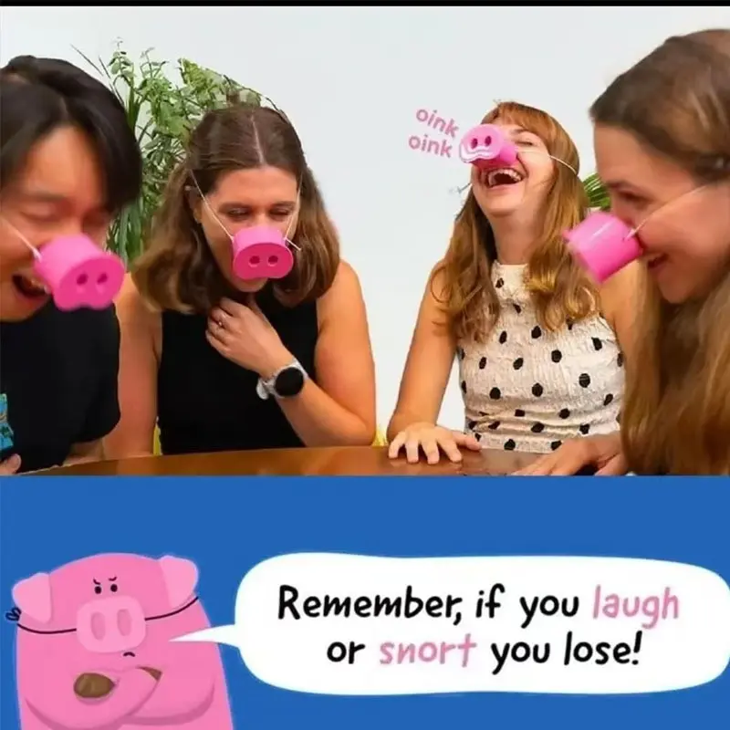 Snort Funny: the Oinkredible You Laugh You Lose Party Game, Family Fun ...