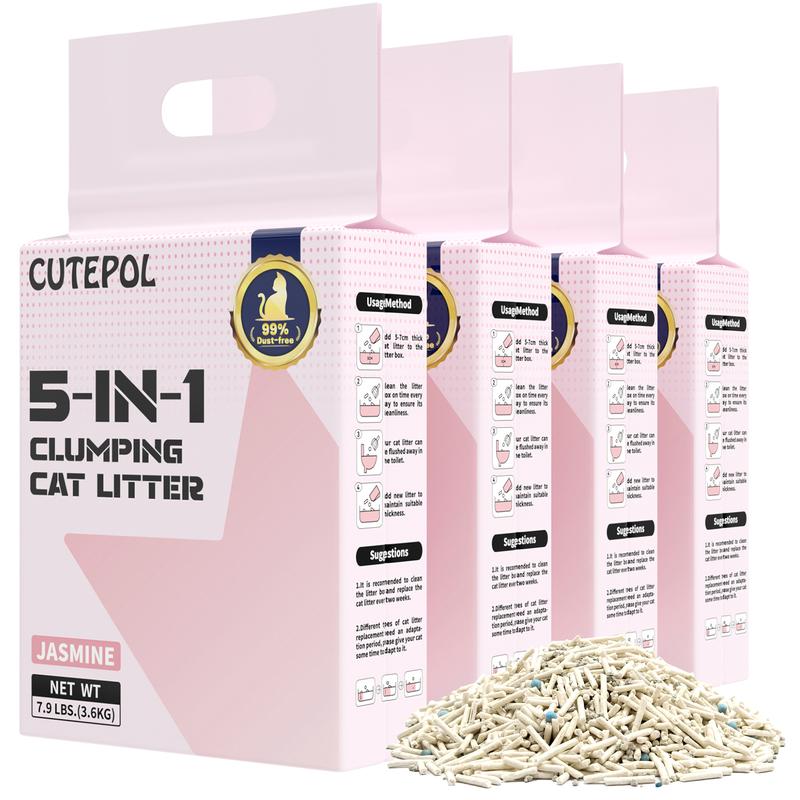 Cutepol Mixed 5-in-1 Cat Litter, Odor Control and Rapid Clumping ...