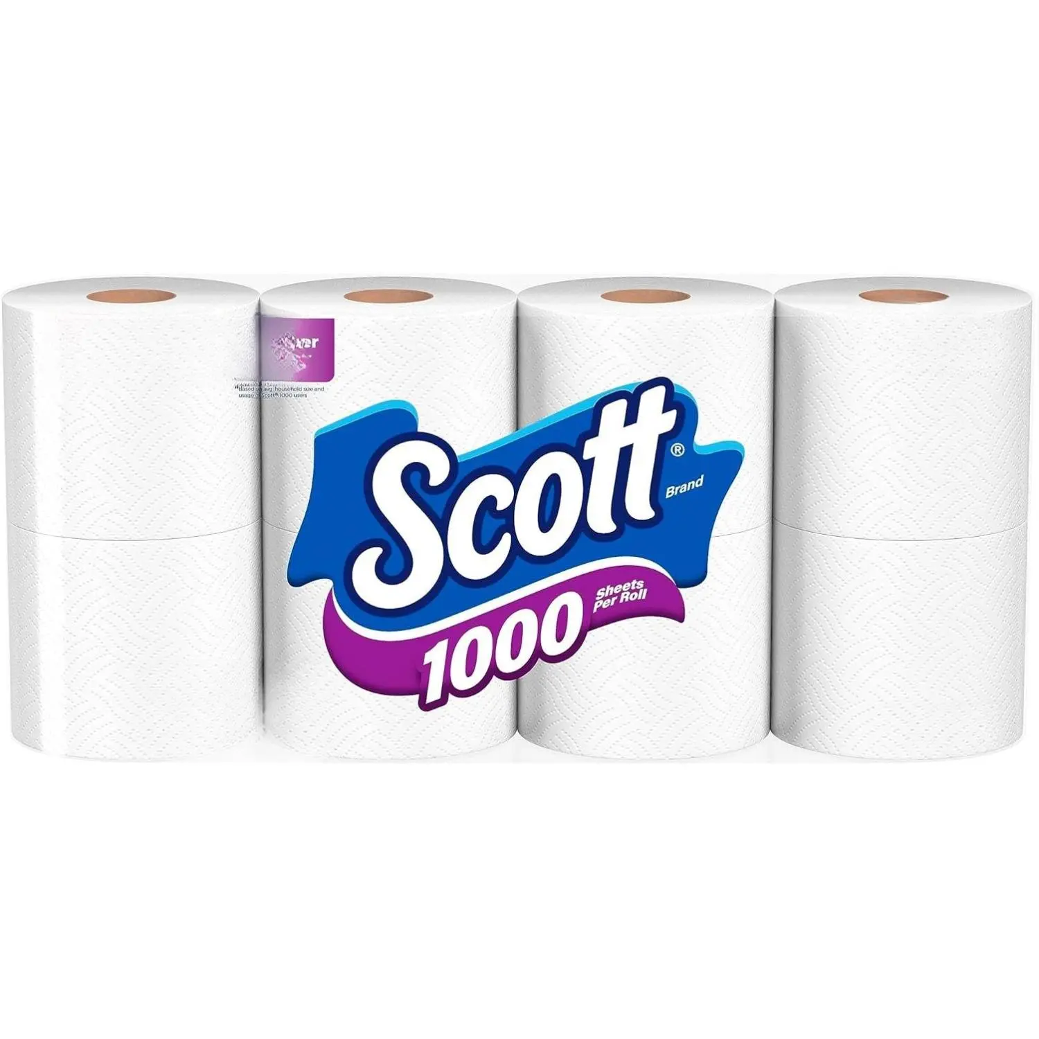 Scott 1000 Sheets Per Roll, 8 Toilet Paper Rolls, Bath Tissue - TikTok Shop