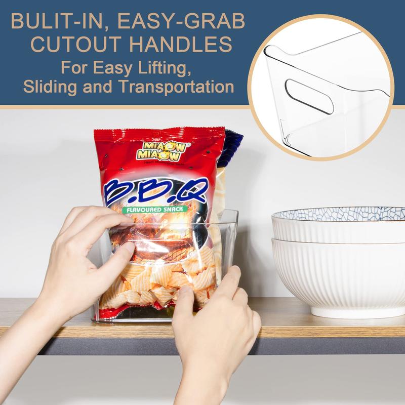 [Limited Time Deal] 12 Pack Plastic Storage Bins, Multi-Use Organizer ...