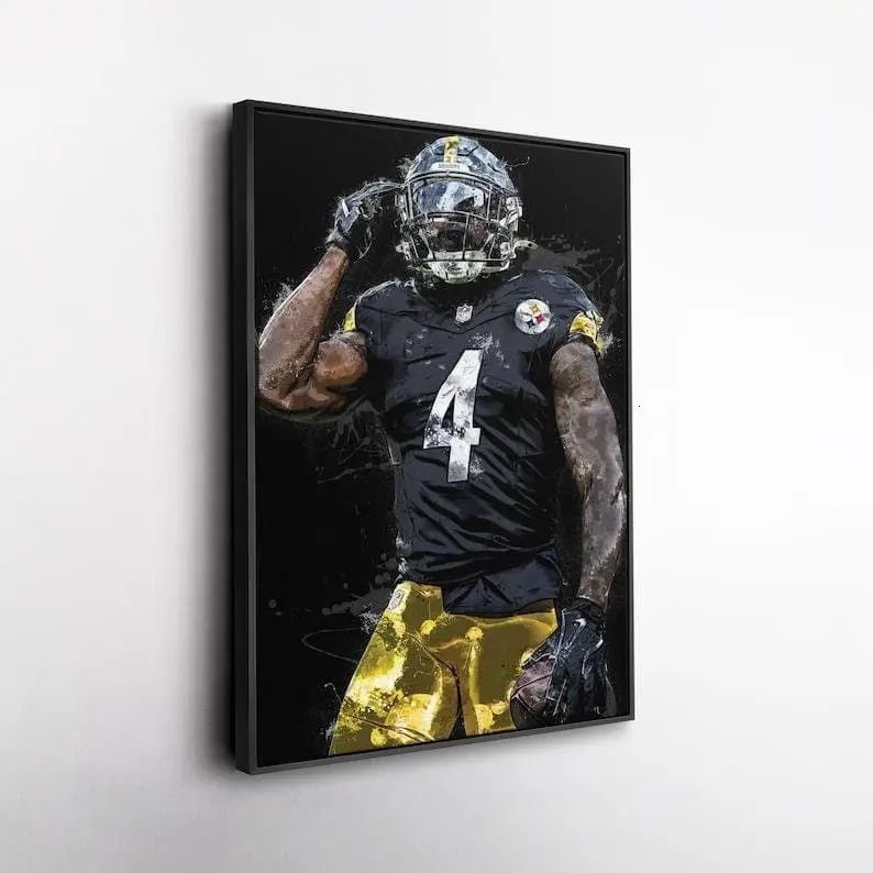 DK Metcalf Poster - Pittsburgh Steelers Football Wall Art, Fan Room or ...