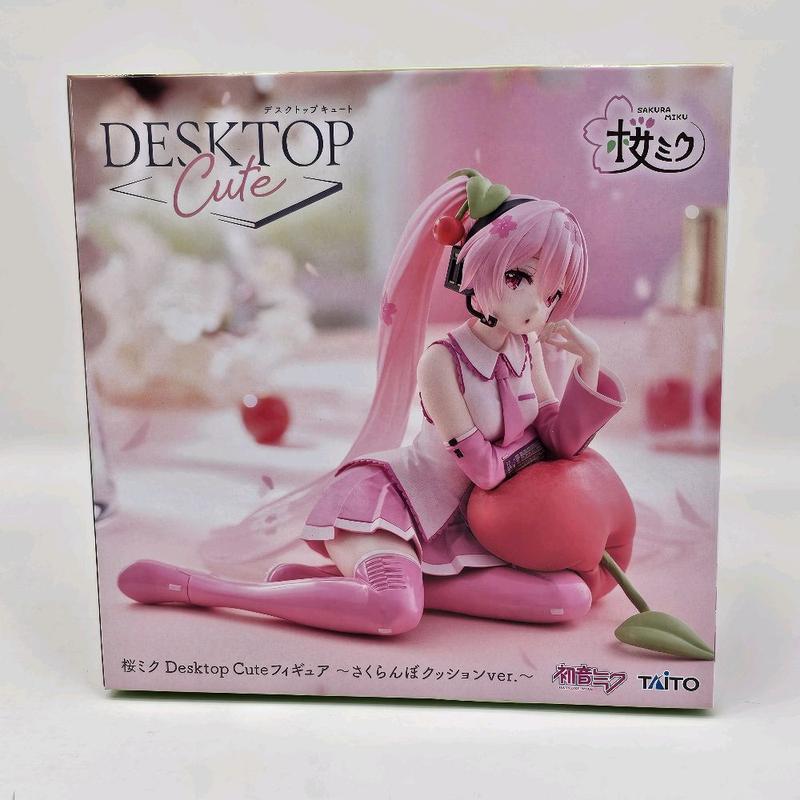 Hatsune Miku Desktop Cute Figure Sakura Miku Cherry Cushion - TikTok Shop