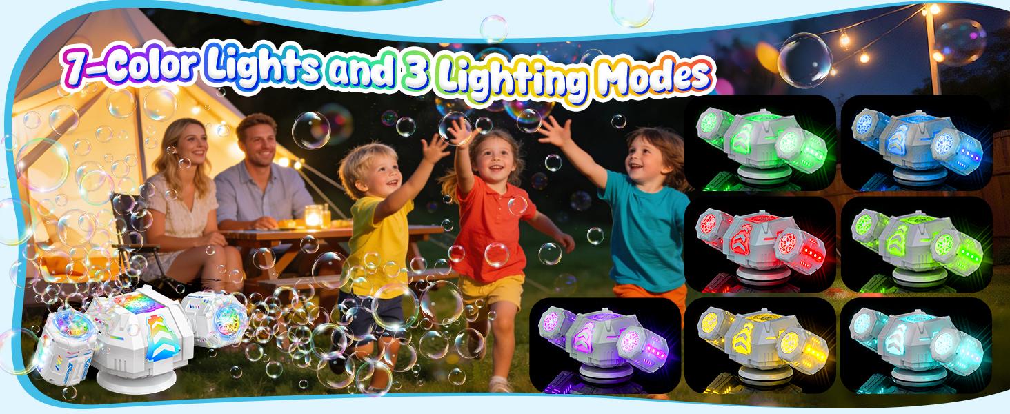 2026 RC Bubble Machine, Rechargeable Bubble Maker with 360°Automatic ...