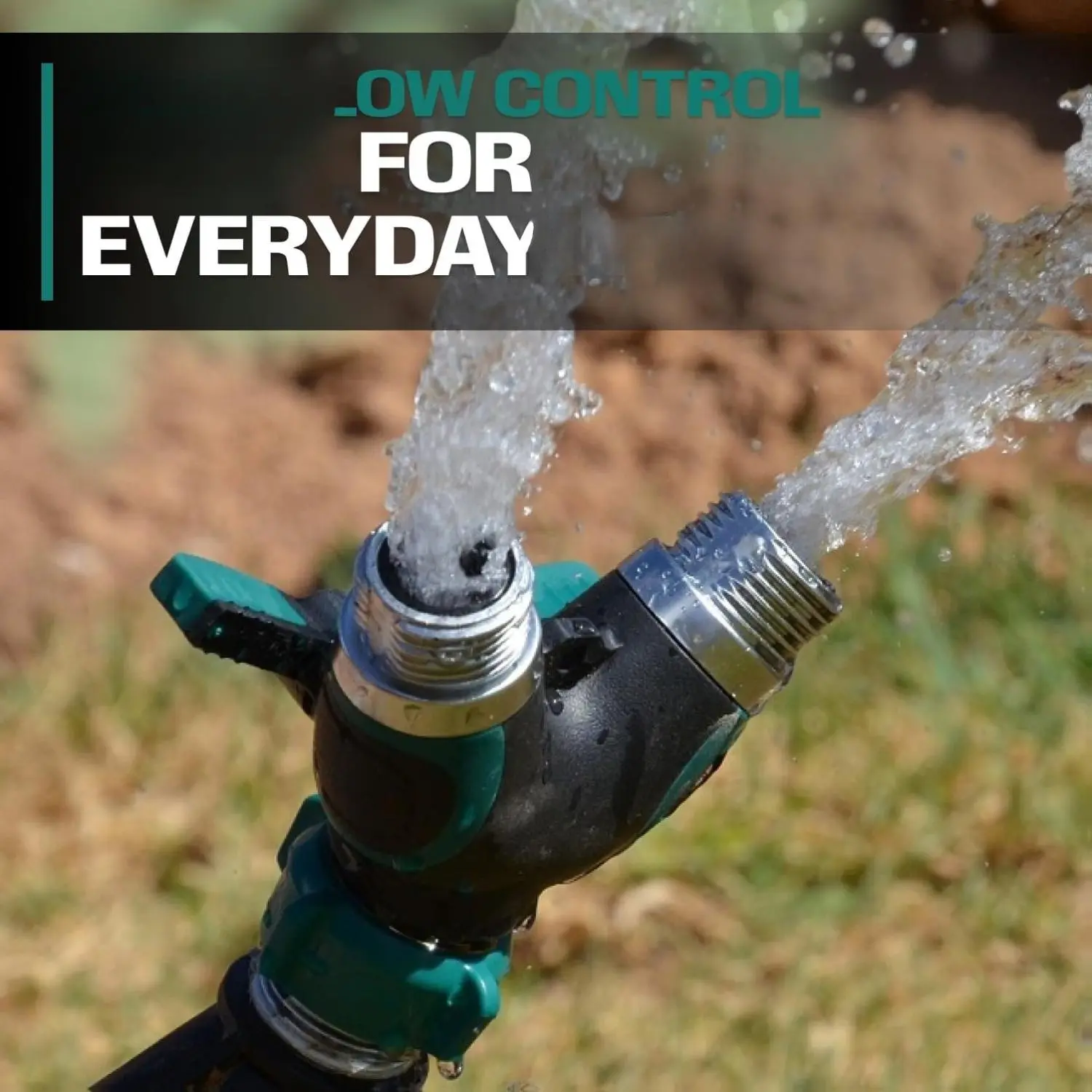 2WAYZ Hose Splitter 2 Way Heavy Duty Outdoor Faucet and Garden ...