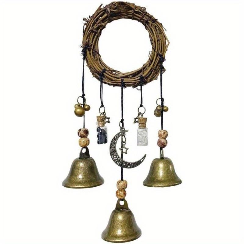 Witch Bells Magic Wind Chimes, Hanger Witchcraft Decoration, Crystal ...