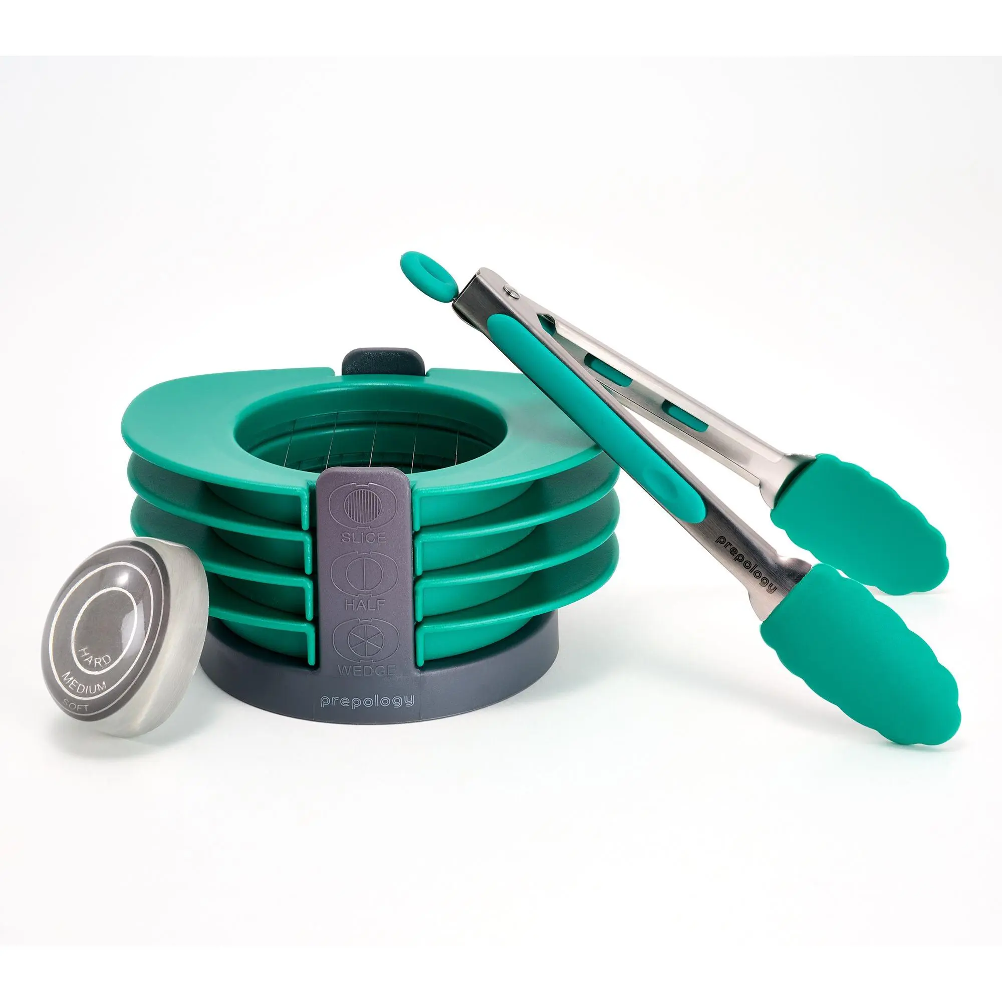 Prepology 5-Piece Egg Slicer Set with Timer and Mini Tongs - TikTok Shop