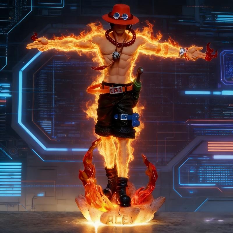 Glow in the Dark Ace Figure One Piece LX Brothers Model - TikTok Shop ...