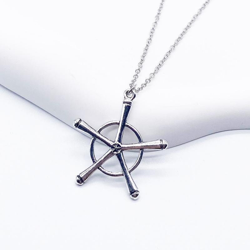 Anime Bleach Quincy Necklace, Ishida Uryuu's Weapon Necklace - Silver ...