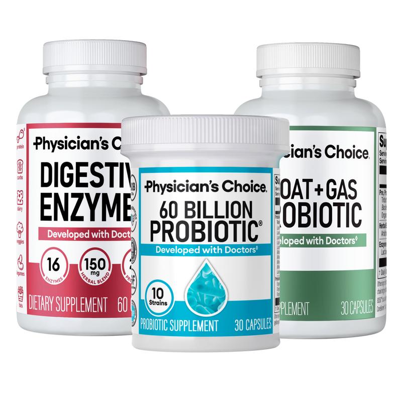 Physician's Choice Gut Guardian Bundle: Advanced Gut Health Support ...