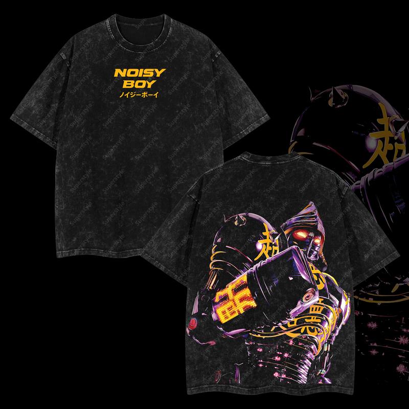 Superstyle Noisy boy - Real Steel Edition Double Printed Oversize ...