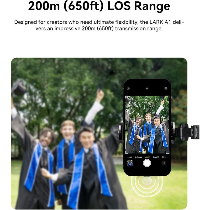 LARK A1 Mini Microphone for 15/16 & Android, 48kHz/24-bit, 3-Level ...