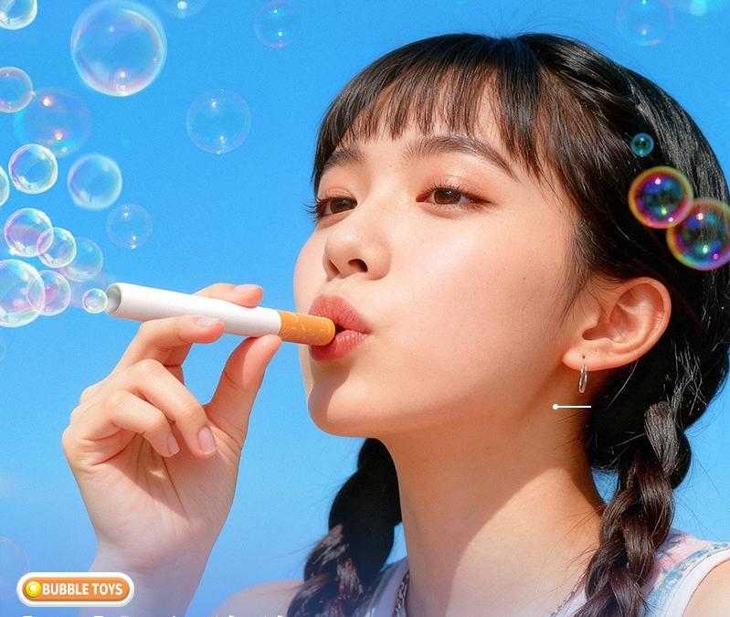 Cigarette Pack Bubble Pop Toy Funny Stress Relief Bubble Fidget Trendy ...