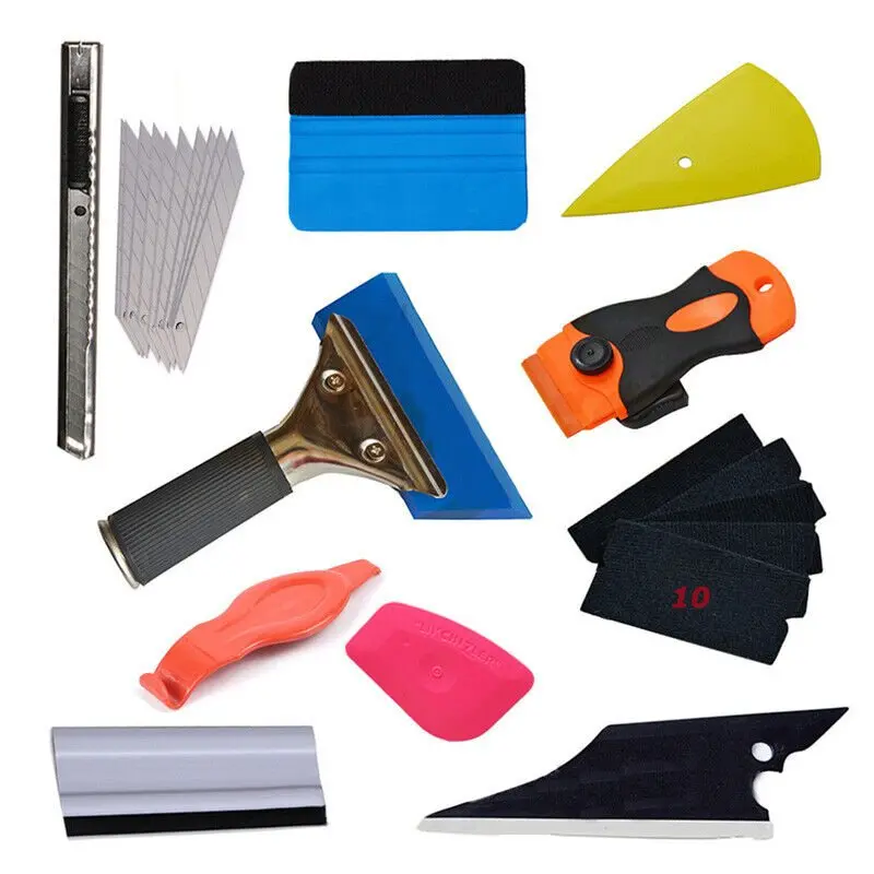 29-Piece Car Window Tint Installation Kit with Squeegee and Scraper ...