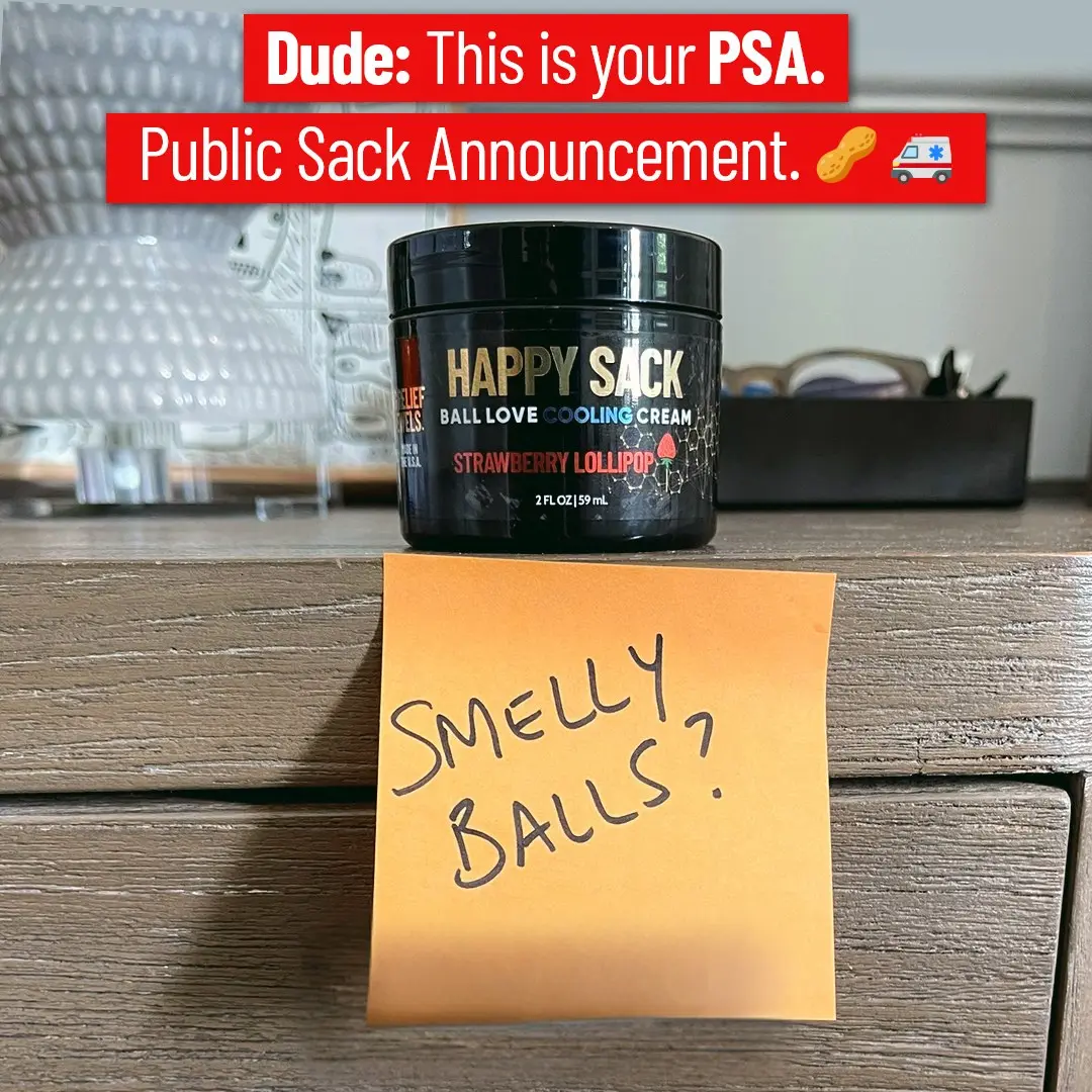 Derm Dude Happy Sack Ball Love Cooling Cream for Mens Skin in Most ...