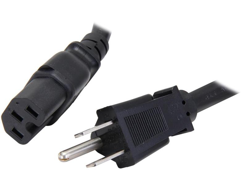 StarTech.com Model PXT515C158 8 ft. Black Heavy Duty 14 AWG Computer ...