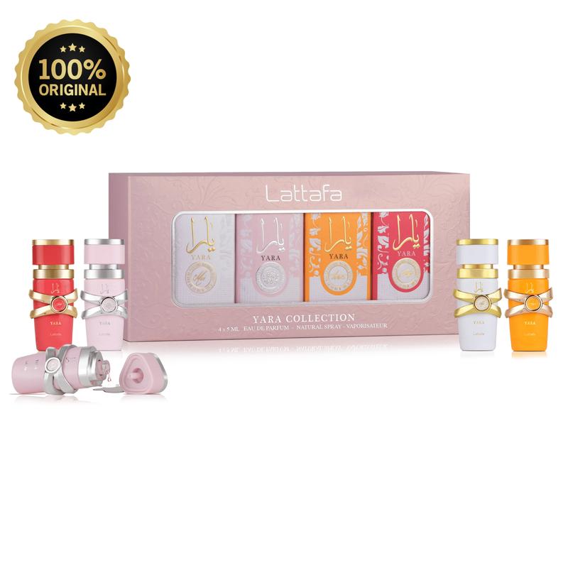 Lattafa Yara Mini Collection 4 x 5ml EDP Women Perfume Discovery Set ...