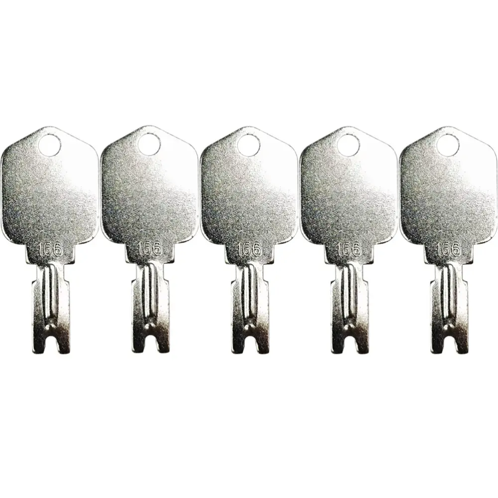 5/1PCS 166 Forklift Keys for Clark Yale Hyster Eavy Equipment Keys for ...