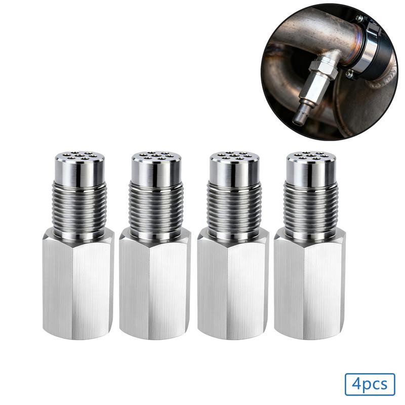 4/2 PCS Stainless Steel Catalytic Converter M18x1.5 Universal Car ...