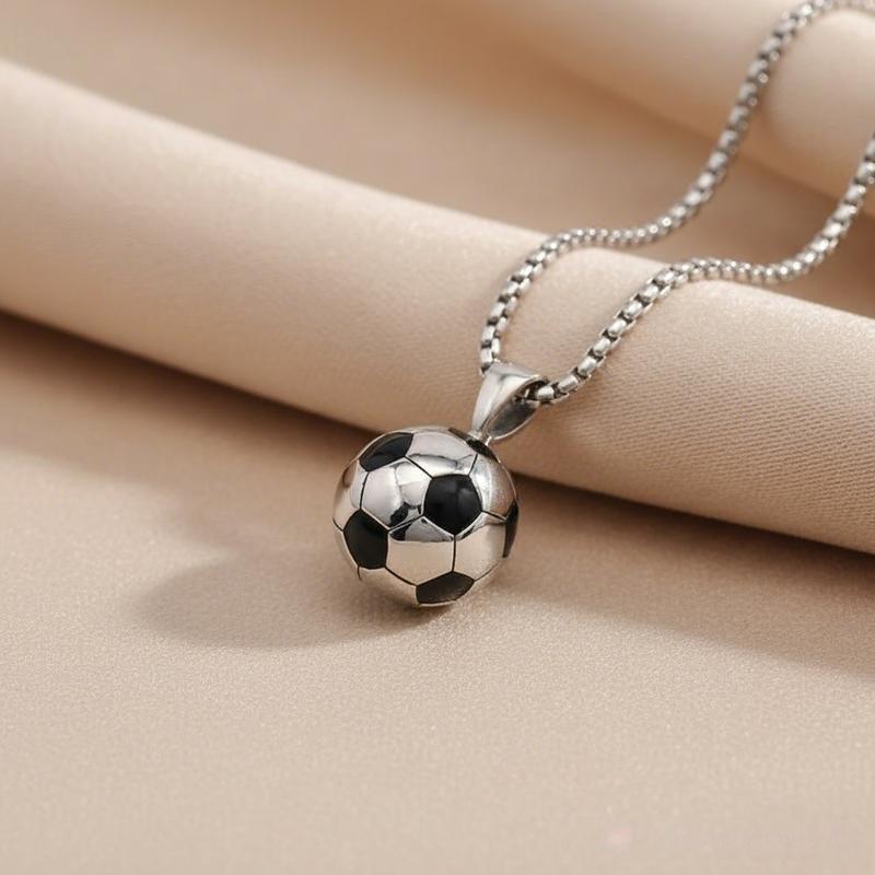 New Stainless Steel Soccer Pendant Necklace FIFA World Cup Inspired ...