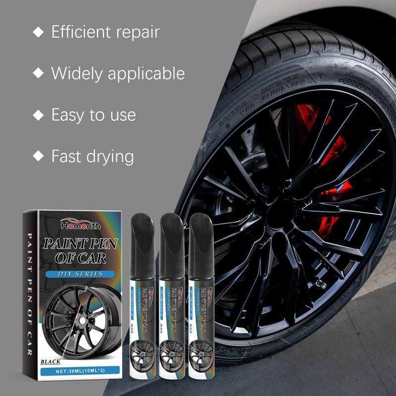 Black Wheel Scratch Repair Pen – Fix Scuffs, Scratches & Paint Chips on ...