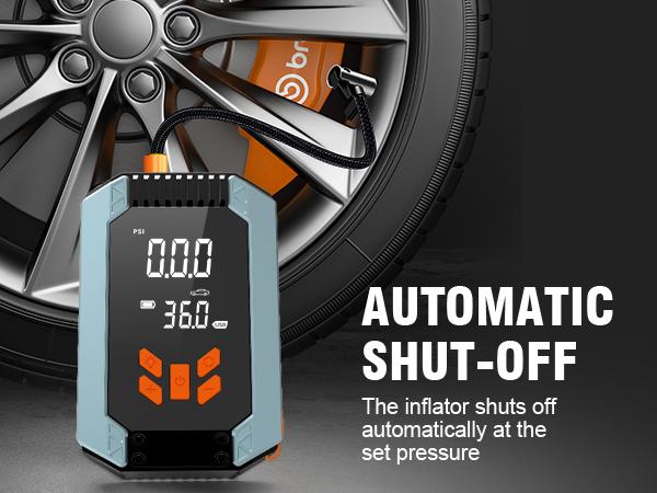 Portable Car Jump Starter with Air Compressor, 4000A 150PSI Battery ...