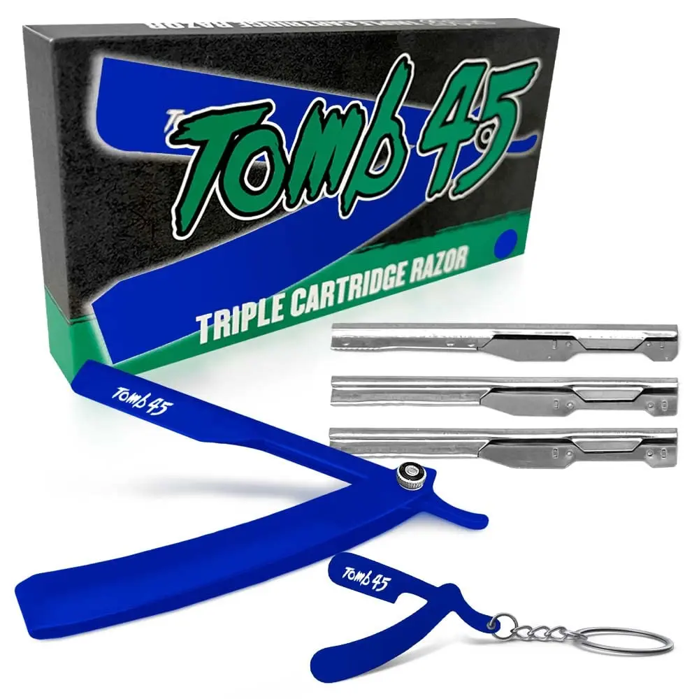 Tomb45 Triple Cartridge Razor Holder | Disposable Razor Safety Handle ...