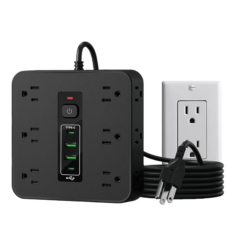 16-in-1 Power Strip with Switch & Surge Protection, Multifunctional ...