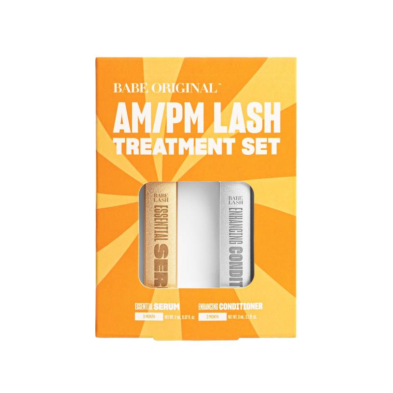 AM/PM Lash Treatment Set, Includes Essential Lash Serum & Enhancing ...