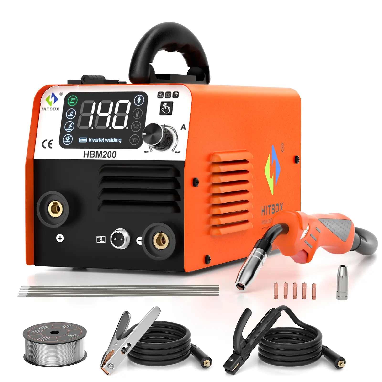 HITBOX HBM200 4 in 1 MIG, lift TIG, MMA spoon gun(extra buy) Portable ...