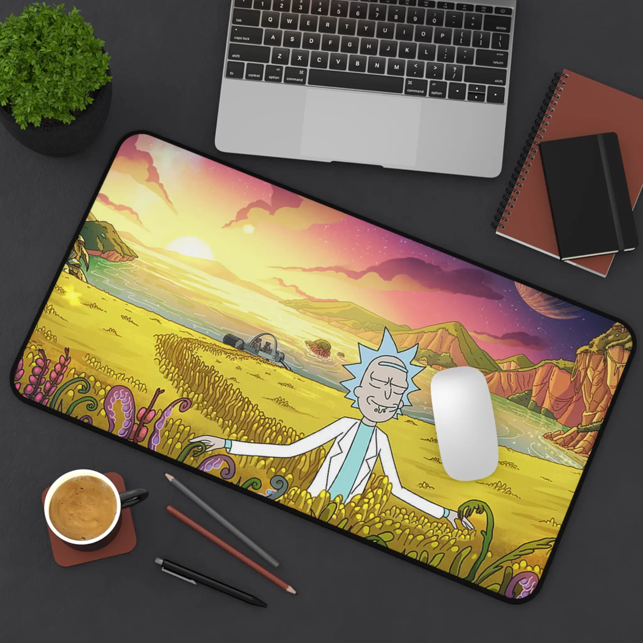 Rick and Morty Desk Mat | Gaming Mouse Pad - TikTok Shop