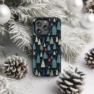 3D Effect Clay Reindeer with Pearls and Beads Christmas Pattern Printed ...