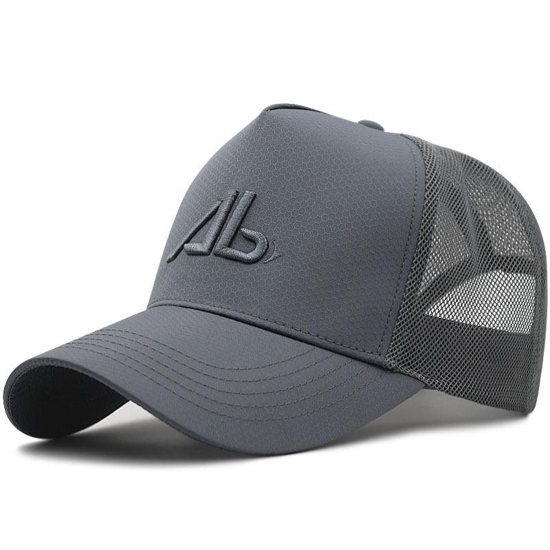 Big Head Man Baseball Caps Summer Mesh Plus Size Causal Peaked Hats 56 ...