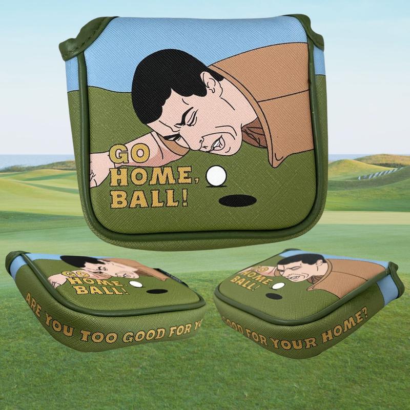 Funny Cartoon Pattern Golf Putter Headcover, Durable Golf Putter ...