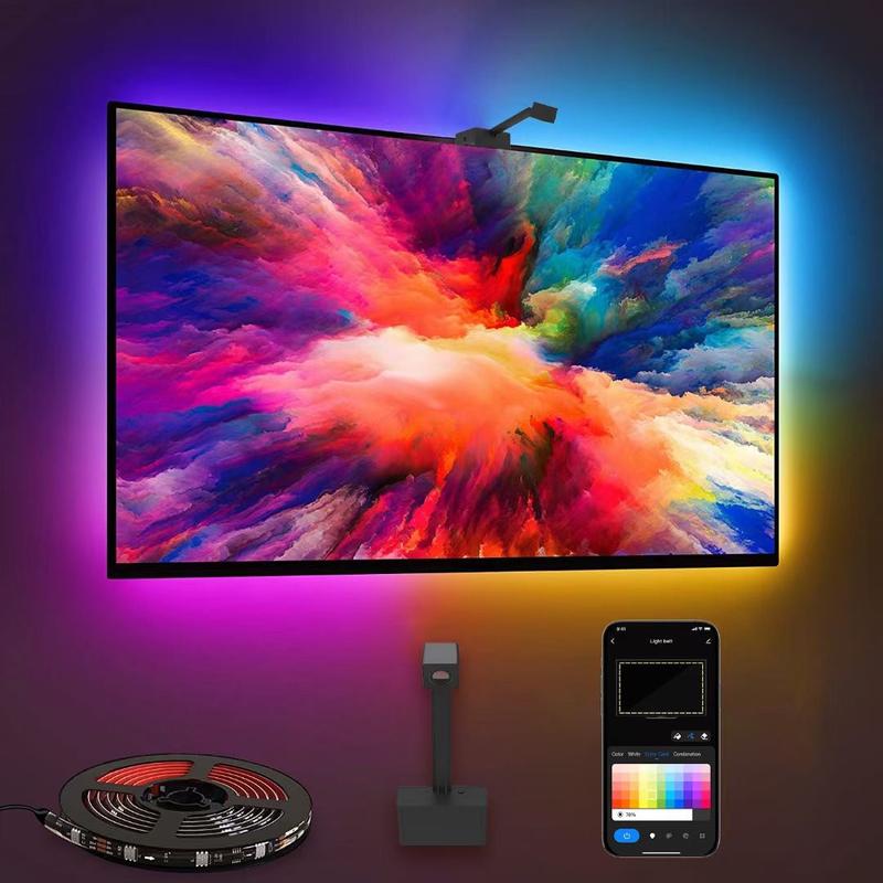 TV LED Backlights with Camera Sync to Screen for 50-70 inch TVs ...