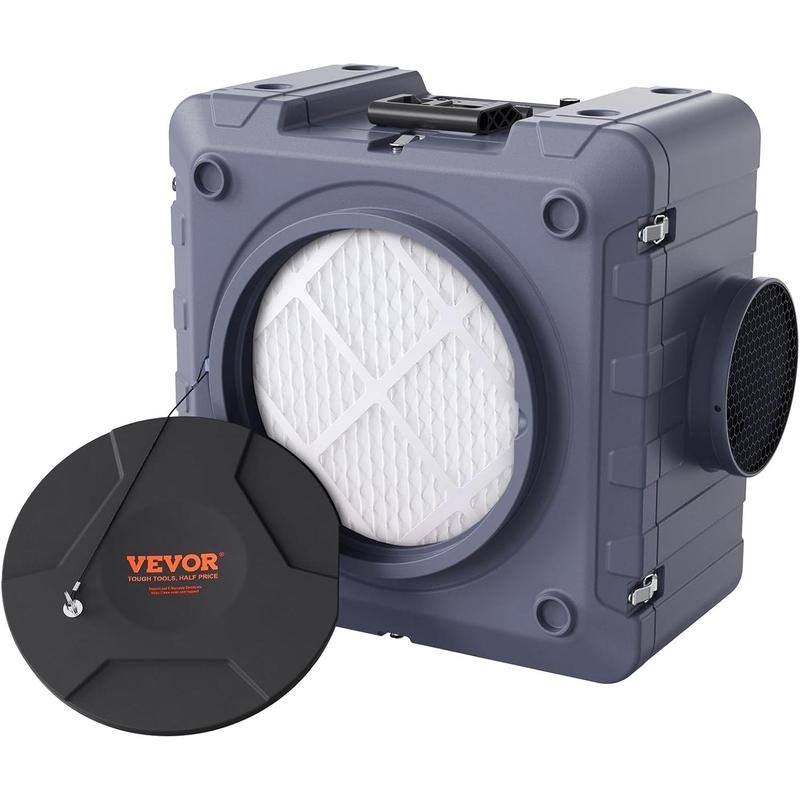 VEVOR Air Scrubber with 3-Stage Filtration, Stackable Negative Air ...