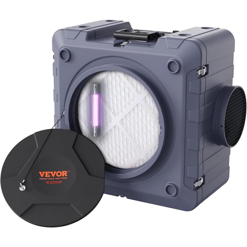 VEVOR Air Scrubber with 3-Stage Filtration, Stackable Negative Air ...