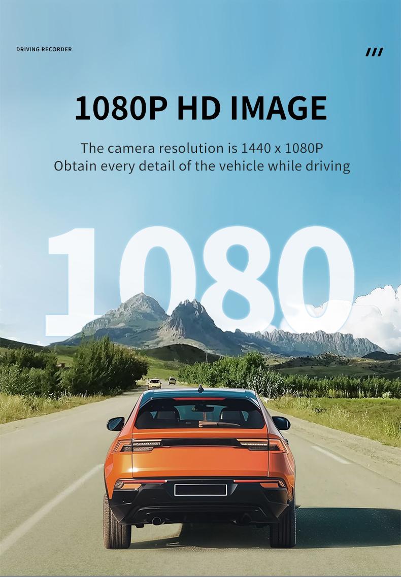 VAVUPO 3-Channel Dash Cam with Front Back Inside Coverage 1080P HD ...