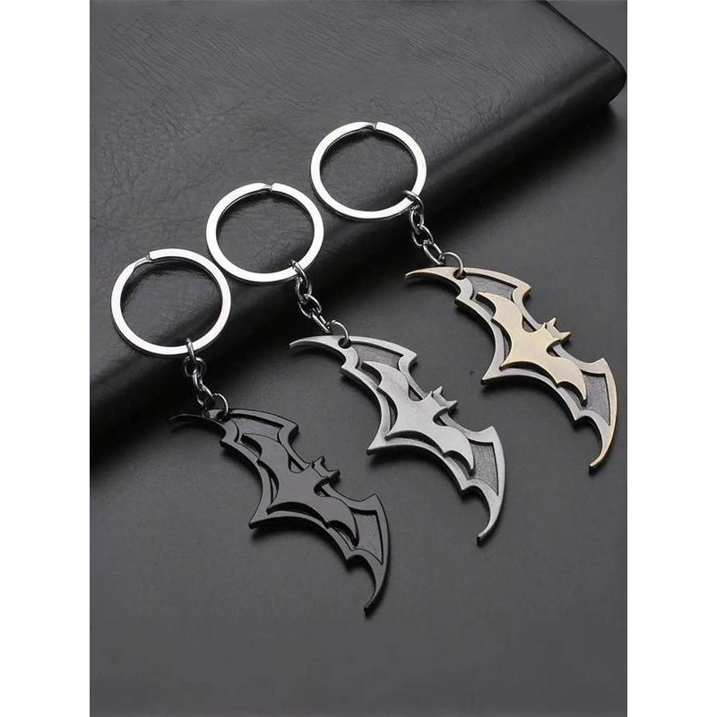 Bat Design Metal Keychain Set, Creative Fashion Alloy Key Chains for ...