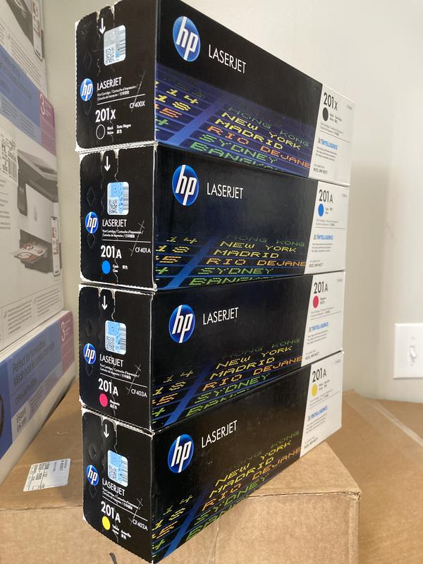 HP 206A Black/Cyan/Magenta/Yellow Standard Yield Toner Cartridge, Pack ...