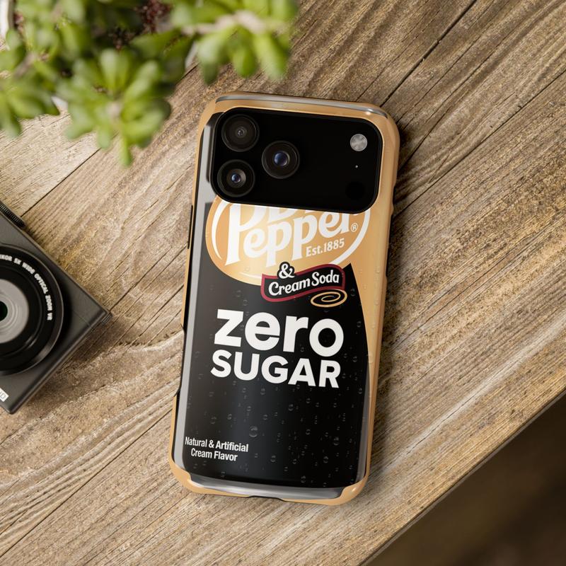 Dr Pepper Zero Sugar Phone Cases for iPhone 17 16 15 14 13 12 11 X Plus ...