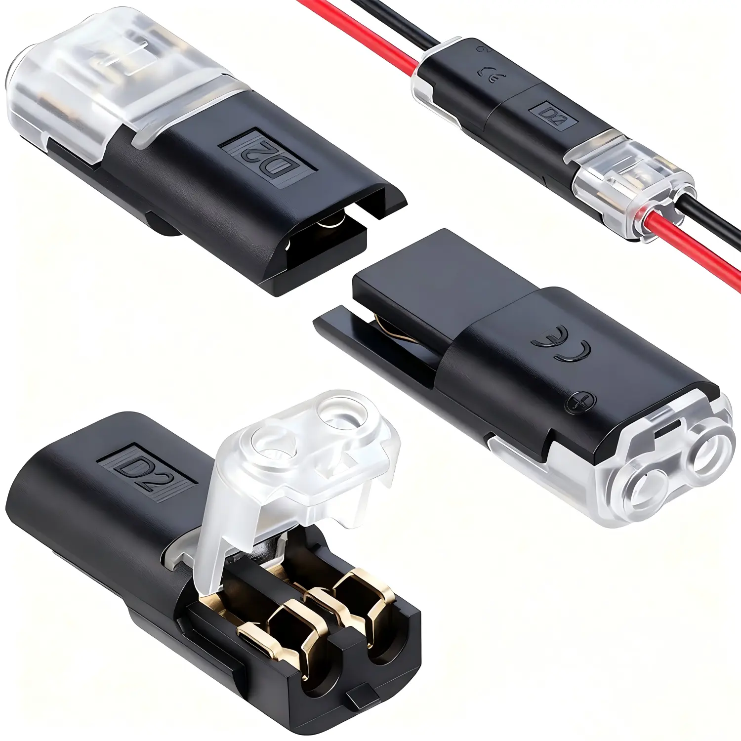 [Free!!ship] BMTWE Reusable Double-Wire Plug-in 50/100 PCS Brass ...